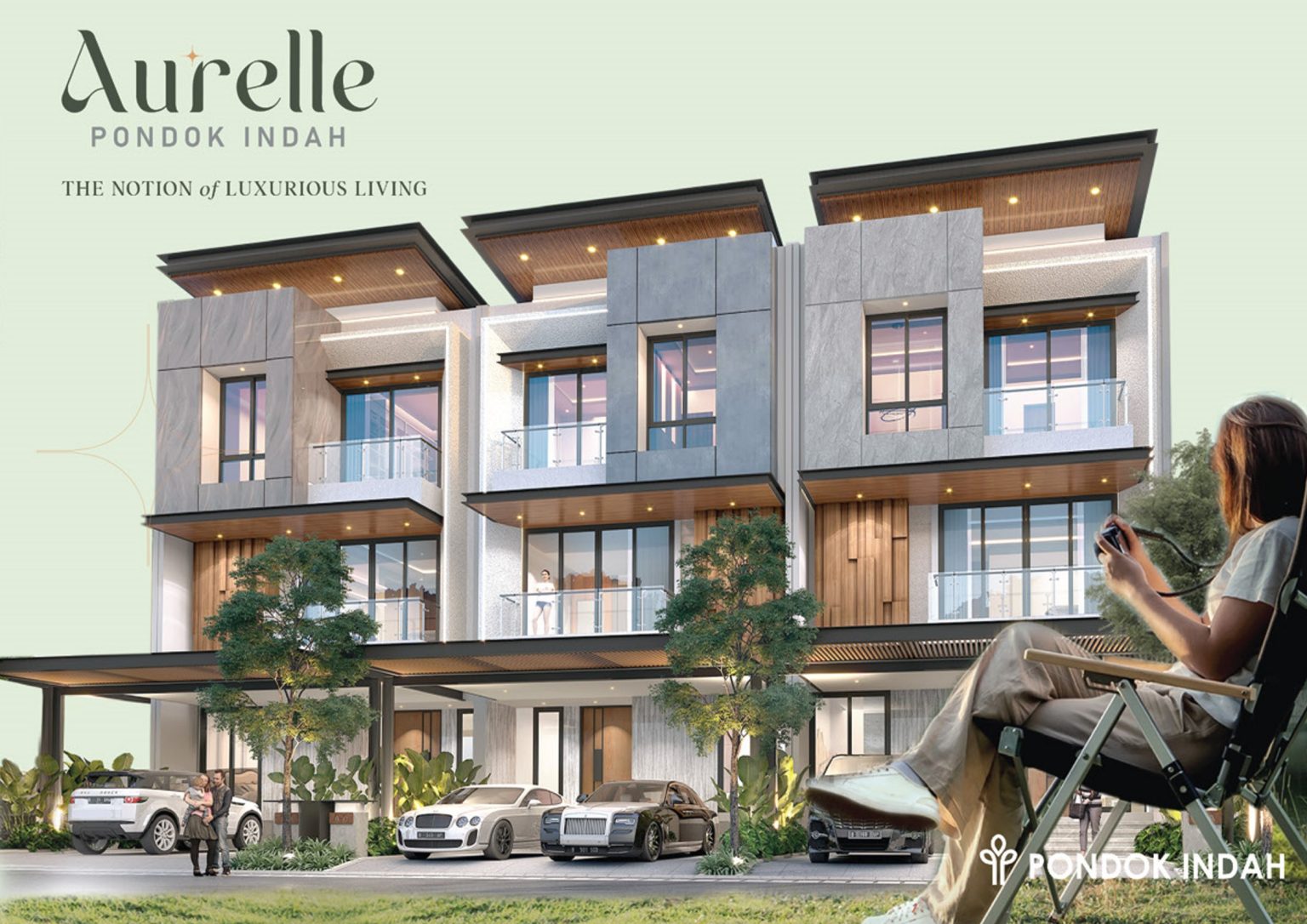 AURELLE PONDOK INDAH Townhouse Jakarta Selatan Rp 5 M an